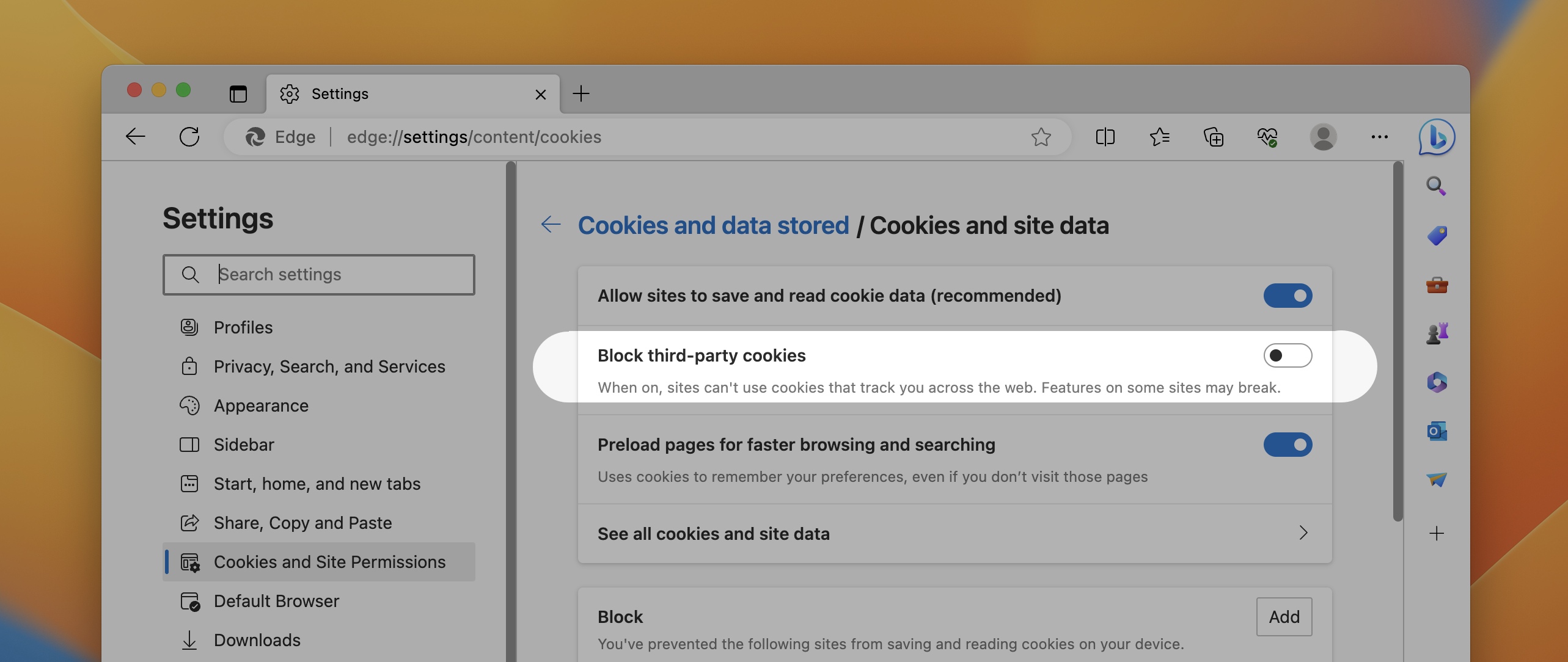 How to allow third-party cookies in your browser