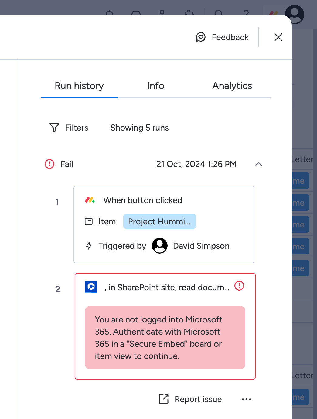 Troubleshooting automations
